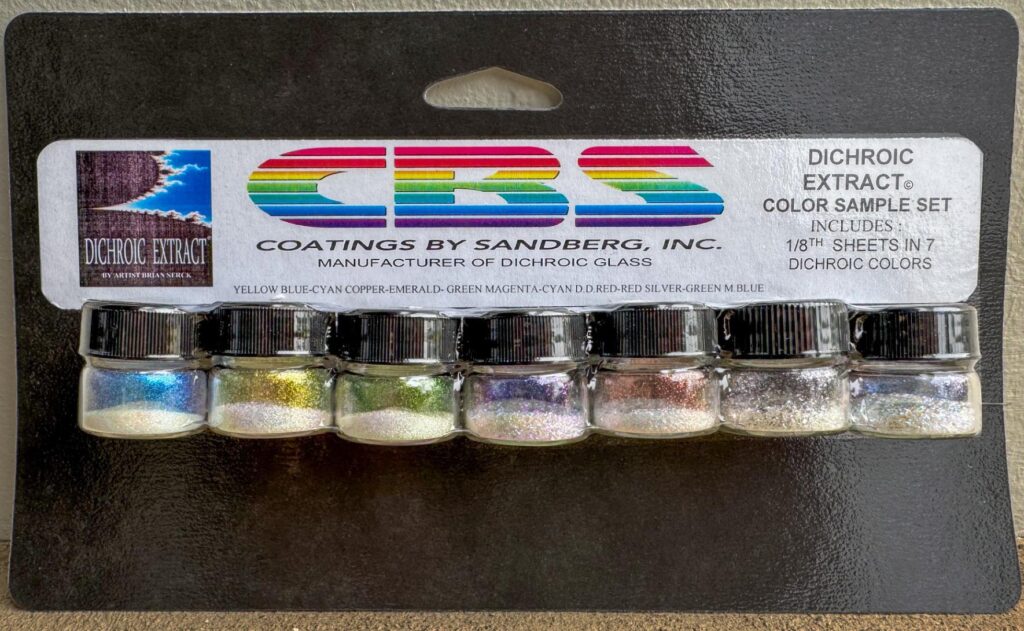 Dichroic Extract Color Sample Set | Dichroic Glass Manufacturer ...