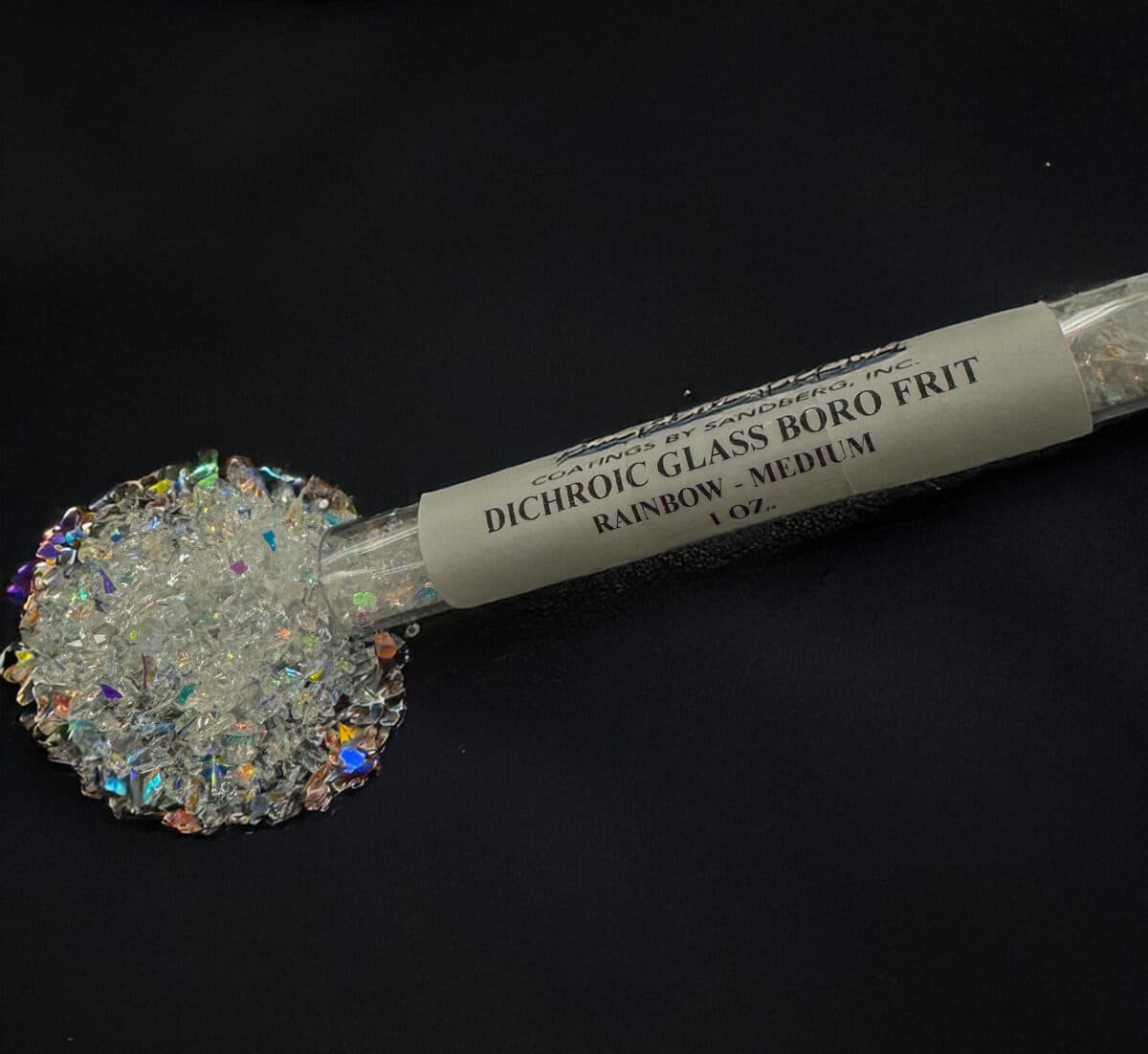 Dichroic Coated Transparent Boro Frit | Dichroic Glass Manufacturer ...